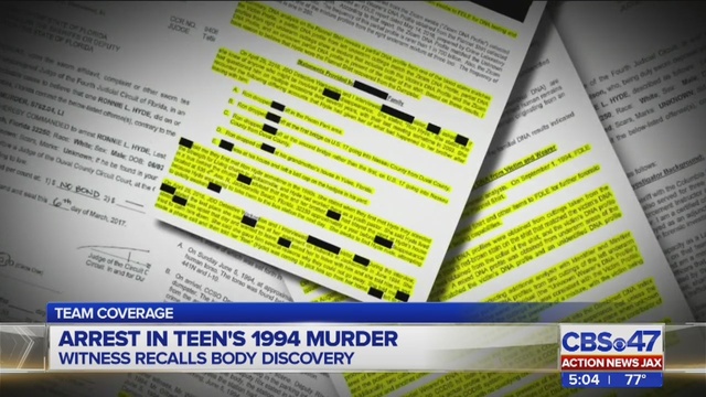 Ronnie Hyde case: Witness haunted by discovery of 1994 Jacksonville ...
