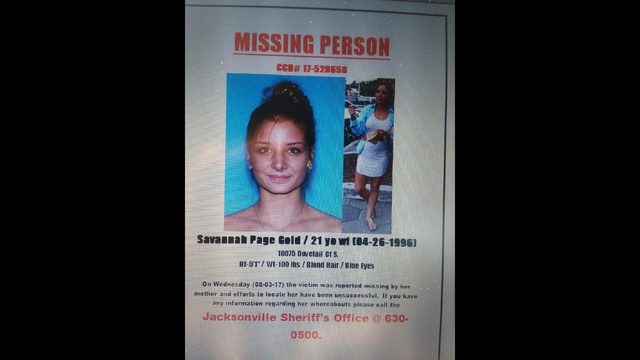 Parents of Jacksonville woman (Savannah Gold, 21) say strange ...