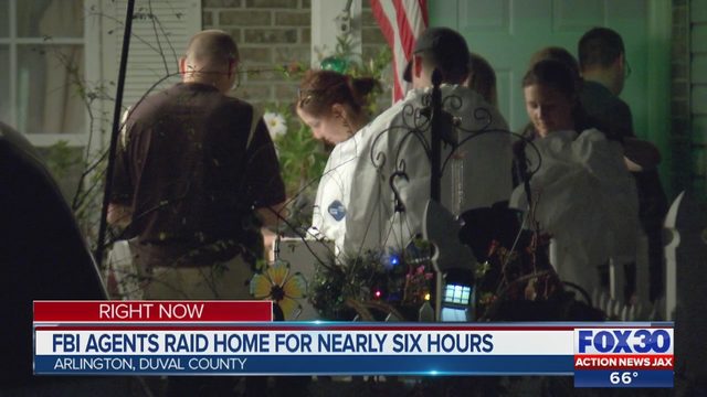 FBI agents raid Arlington home as part of investigation | WJAX-TV