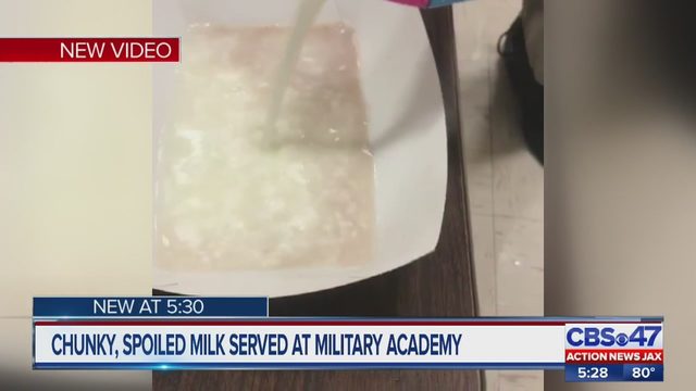Jacksonville middle school serves chunky, spoiled milk | WJAX-TV