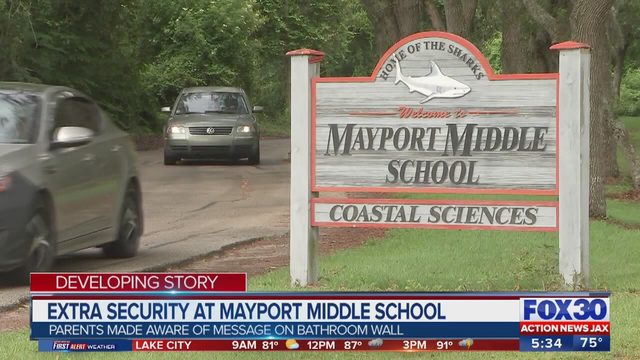 Mayport Middle School threat: Extra security at Jacksonville middle ...