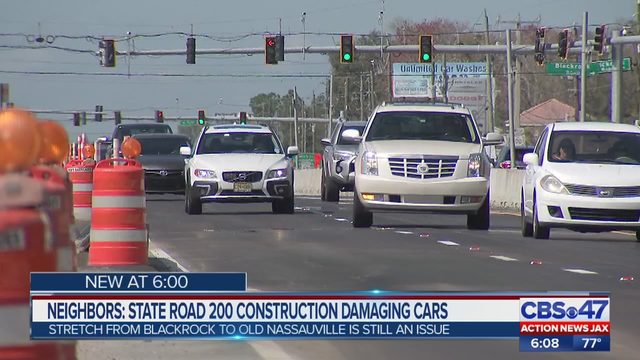 New pavement still problem on State Road 200 | WJAX-TV