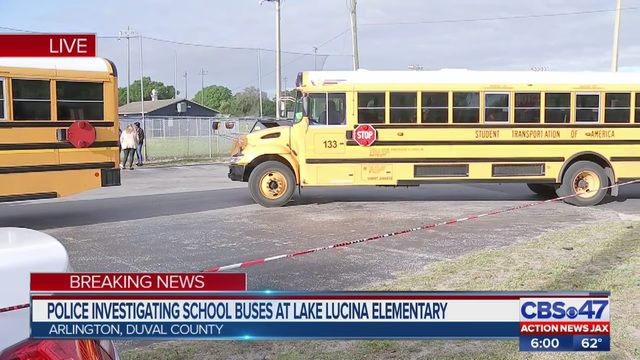 JACKSONVILLE POLICE SURROUND SCHOOL BUS: Child hit by apparent BB gun ...